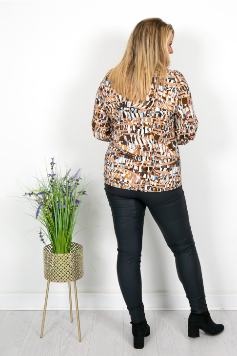 Navy Pleather Leggings Plus Size Clothing