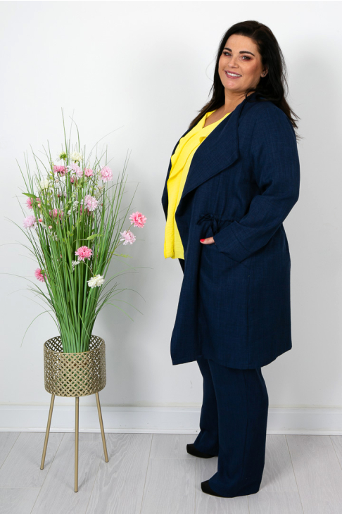 Navy Waterfall Jacket