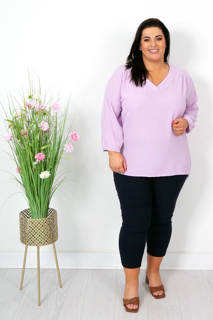 Lavender Long Sleeve Top